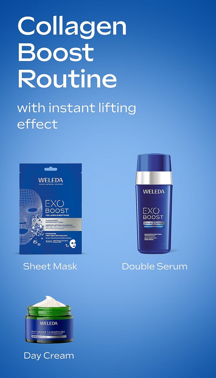 Exo Boost podwójne serum z goryczką letnią i szarotką alpejską - Weleda
